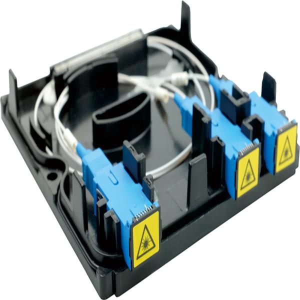 Quality Convenient SC Connector Type Plastic Fiber Optic Splitter Faceplate for Indoor for sale
