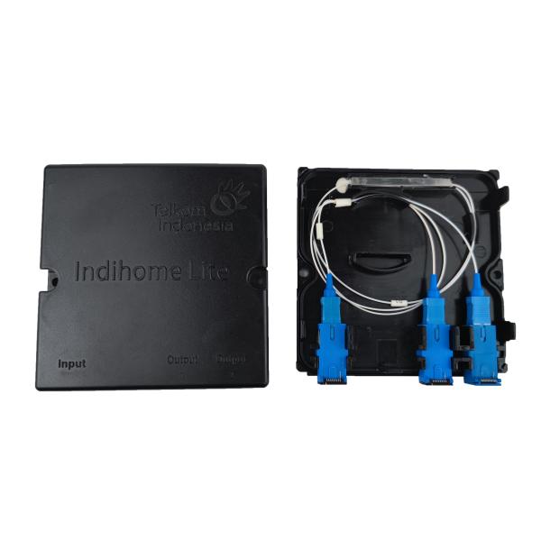 Quality Convenient SC Connector Type Plastic Fiber Optic Splitter Faceplate for Indoor for sale