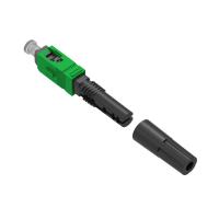 China SC APC Simplex Fiber Optic Fast Connector Drop Cable Field Assembly 2x3mm for sale