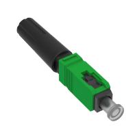 China SC APC Simplex Fiber Optic Fast Connector Drop Cable Field Assembly 2x3mm for sale