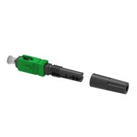 China SC APC Simplex Fiber Optic Fast Connector Drop Cable Field Assembly 2x3mm for sale