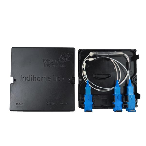 Quality Convenient SC Connector Type Plastic Fiber Optic Splitter Faceplate for Indoor for sale