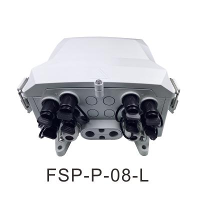 China 16 Cores Outdoor Fiber Optic Terminal Distribution Box for Dropcable and Main Cable for sale