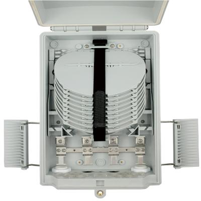 China 274*175*82mm FTTH Fiber Optic Terminal Box for Outdoor 16 Cores Wall Mount Pole Mount for sale