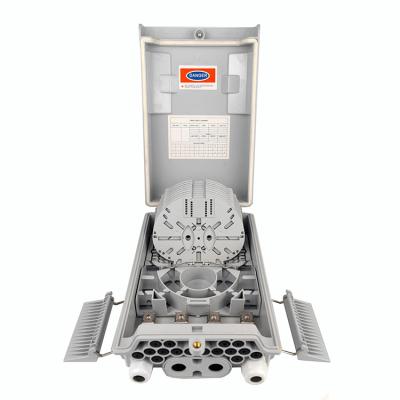 China 274*175*82mm FTTH Fiber Optic Terminal Box for Outdoor 16 Cores Wall Mount Pole Mount for sale