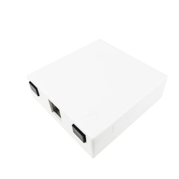 Quality 2 Cores Plastic Fiber Optic Faceplate Socket Panel Network for FTTH Indoor Installations for sale