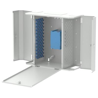 Cina SC FC LC Connectors 96 Ports FTTH Fiber Optic Distribution Box per la terminazione del metallo FTTX in vendita
