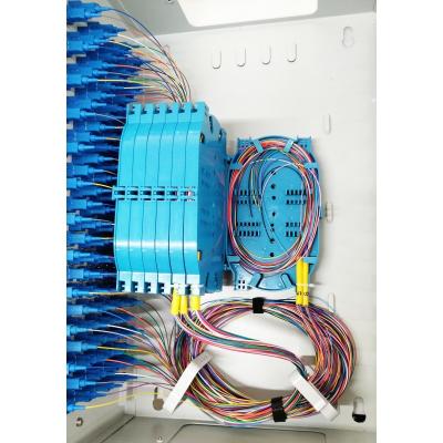 Cina SC FC LC Connectors 96 Ports FTTH Fiber Optic Distribution Box per la terminazione del metallo FTTX in vendita
