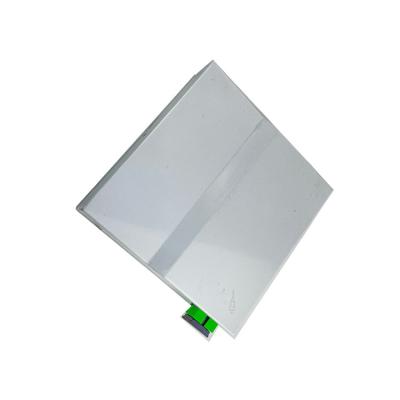 China 1 Core Plastic Fiber Optic Faceplate Socket Panel White Essential for FTTH Connection for sale