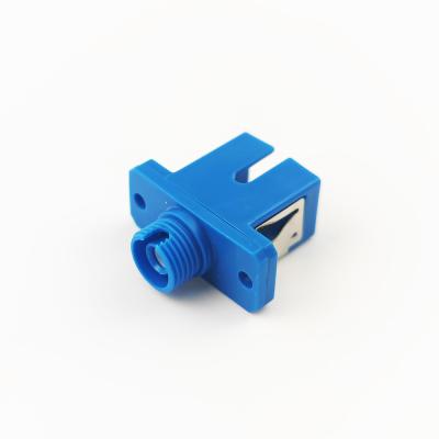 China FTTH Hybrid Optic Fiber Adapters Couplers with Zirconia Sleeve and SC FC Connectors for sale