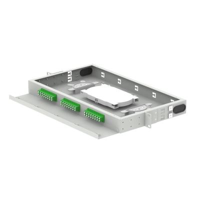 China FTTH 96 Core Capacity Patch Panel 19 Inch Optical Distribution Frame with LC for sale