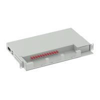 China 12 Cores Optical Distribution Frame UPC Type Swing Patch Panel 19 Inch for FTTX for sale