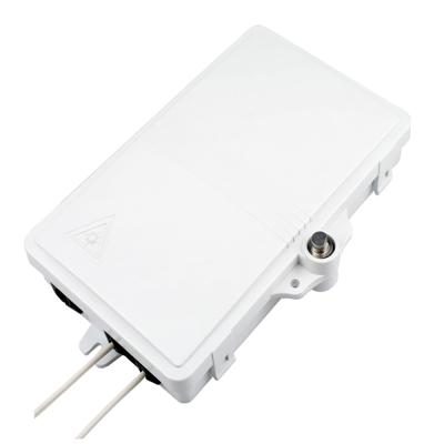 China Network Distribution Access Outdoor FTTH IP65 Fiber Optic Termination Box 2 Cores PC ABS for sale