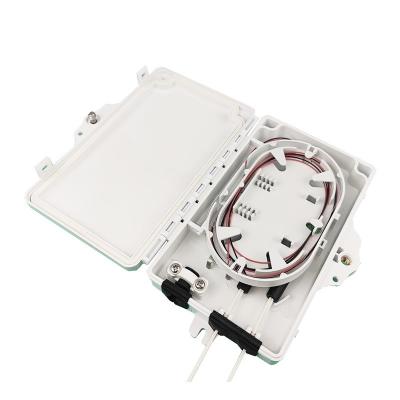 China Network Distribution Access Outdoor FTTH IP65 Fiber Optic Termination Box 2 Cores PC ABS for sale