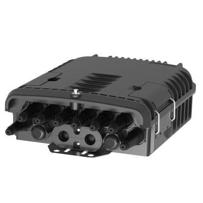 China 8-Port Fiber Optic Distribution Box Wall/Pole Mountable for Network FTTX IP65 Outdoor for sale