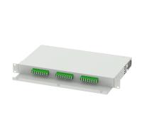China 19 Inch ODF Patch Panel LC APC 24 Ports Fiber Optic Distribution Frame for FTTX for sale