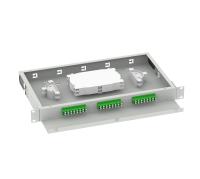 China 19 Inch ODF Patch Panel LC APC 24 Ports Fiber Optic Distribution Frame for FTTX for sale