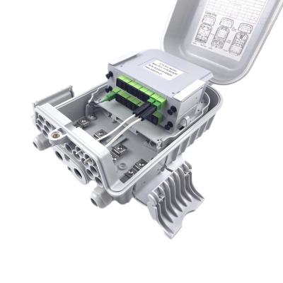 Cina 16 porte FTTH Fiber Optic Terminal Box IP65 Wall Pole Mount Outdoor Boxes per FTTx in vendita