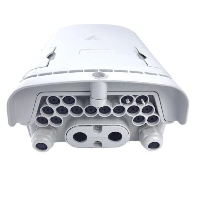 Cina 16 porte FTTH Fiber Optic Terminal Box IP65 Wall Pole Mount Outdoor Boxes per FTTx in vendita
