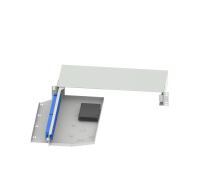 China 19inch Fiber Optic Splitter Patch Panel ODF Swing Type 1:4 to 1:64 for FTTX Networks for sale