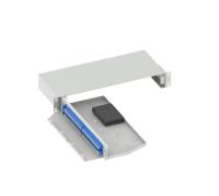 China 19inch Fiber Optic Splitter Patch Panel ODF Swing Type 1:4 to 1:64 for FTTX Networks for sale