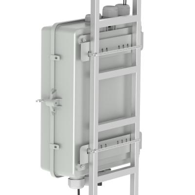 Cina Casella di distribuzione in fibra ottica a 4 porte grigia IP65 impermeabile per esterni nel modello di rete in vendita