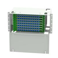 China 96 Ports LC Fiber Patch Panel 19 Inch Rack Mount ODF for FTTH Data Center Distribution for sale