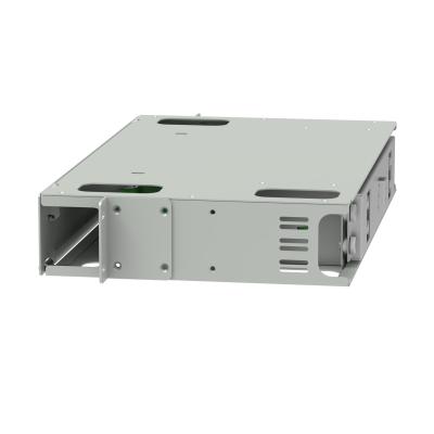 China 24 Port FC Type Fiber Optic Distribution Patchpanel Optic Fiber Equipment with 5 Time for sale