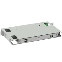China 12 Port E2K Type Fiber Optic Patch Panel 19 Inch Rack Mount 44mm Height for sale
