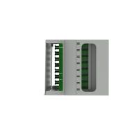 China 96 Ports Fiber Optic Distribution Patch Panel 19 Inch Rack Mount ODF 266mm Height for sale