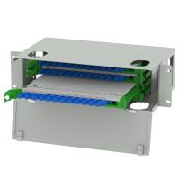China 48 Ports Fiber Optic Distribution Patch Panel 19 Inch Rack Mount FSP-S6 Series for FTTX for sale