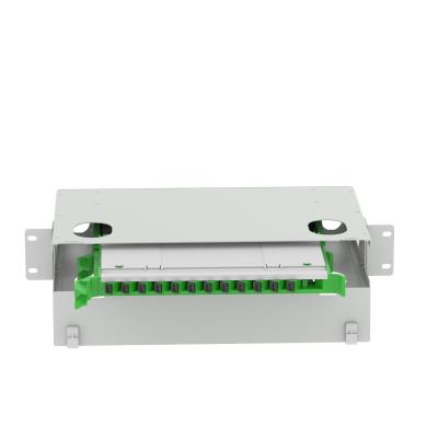 China Data Center Optic Distribution Unit 24 Port SC Type Fiber Patch Panel with 5 Time for sale