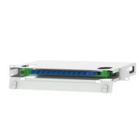 China 12 Port Fiber Optic Distribution Patch Panel 19 Inch 1U Rack Mount FSP-S6 Series for sale