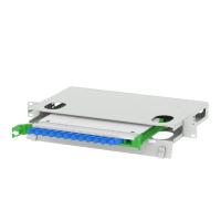 China 12 Port Fiber Optic Distribution Patch Panel 19 Inch 1U Rack Mount FSP-S6 Series for sale