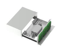 China 96 Ports SC Type Fiber Optic Distribution Patch Panel 19 Inch Rack Mount ODF for sale