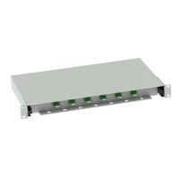 China FTTX Sub Optic Distribution Frame Fiber Optic Patchpanel 48 Ports LC Type 19 Inch Rack Mount for sale