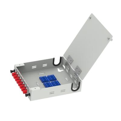 China FC UPC Type 8 Cores Fiber Optic FTTH Terminal Box for Network and ODN Distribution for sale
