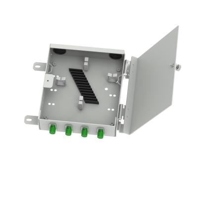 China FC APC Type 4 Cores Terminal Box Best Fiber Optic Distribution Box for FTTX in Network for sale