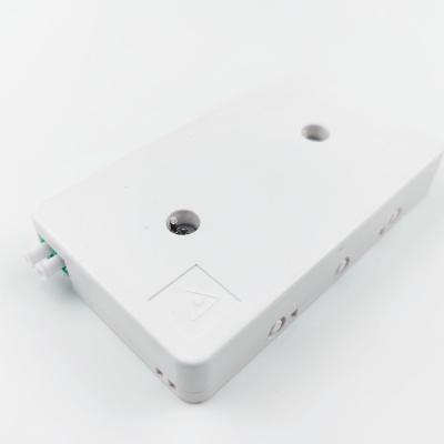 China FTTH Network Fiber Optic Cable Socket Panel 2 Cores LC APC Plastic Faceplate 116*69*19 mm for sale