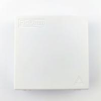 China 2 Port LC/UPC Plastic Fiber Optic Faceplate Socket Panel 85x86x26mm for Indoor FTTH for sale