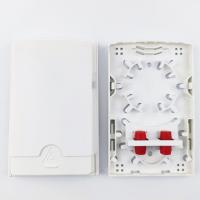 China FTTH 2 Core Fiber Optic Faceplate Socket Panel 131x84x24mm ABS/PC for sale