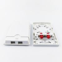China FTTH 2 Core Fiber Optic Faceplate Socket Panel 131x84x24mm ABS/PC for sale