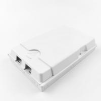 China FTTH 2 Core Fiber Optic Faceplate Socket Panel 131x84x24mm ABS/PC for sale