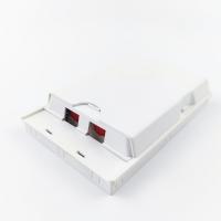 China FTTH 2 Core Fiber Optic Faceplate Socket Panel 131x84x24mm ABS/PC for sale