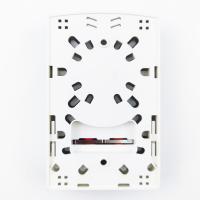 China FTTH 2 Core Fiber Optic Faceplate Socket Panel 131x84x24mm ABS/PC for sale