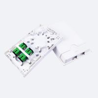 China 2 Port SC APC Fiber Optic Faceplate Socket Panel 132x84x25mm for FTTH for sale