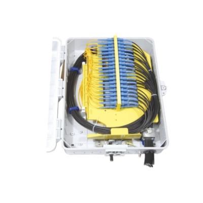 Cina LC Connector Fibra ottica FTTH Network 48 Core Box di distribuzione della fibra montata a muro in vendita