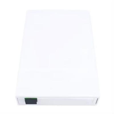 Cina Tempo 5 anni 2-Core SC APC Plastic Fiber Optic Faceplate Socket Panel per la rete FTTH in vendita