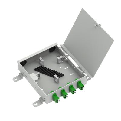 Cina 4 Core SC APC Tipo Fibra ottica FTTH Terminal Box Distribuzione per applicazioni FTTH in vendita