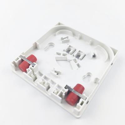 Cina 5 2 Core FC UPC Plastic Fiber Optic Faceplate Socket Panel per le apparecchiature di rete ODN in vendita